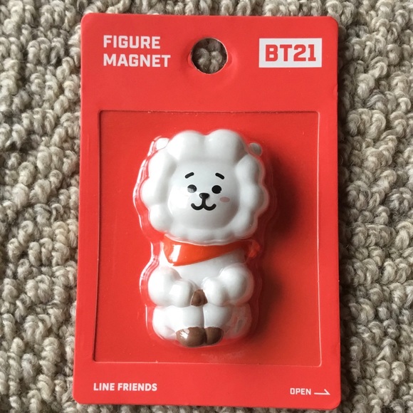 Line Friends | Other | Bt2 Official Rj Figure Magnet | Poshmark